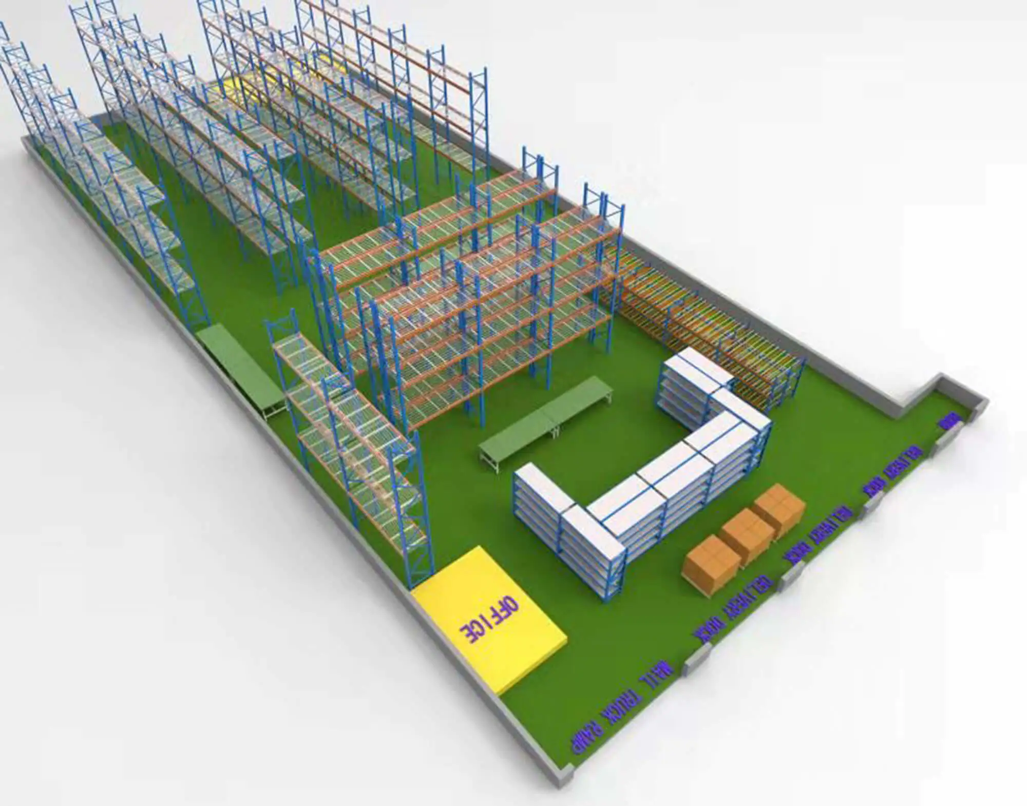 How to rationalize the design of warehouse movement lines?